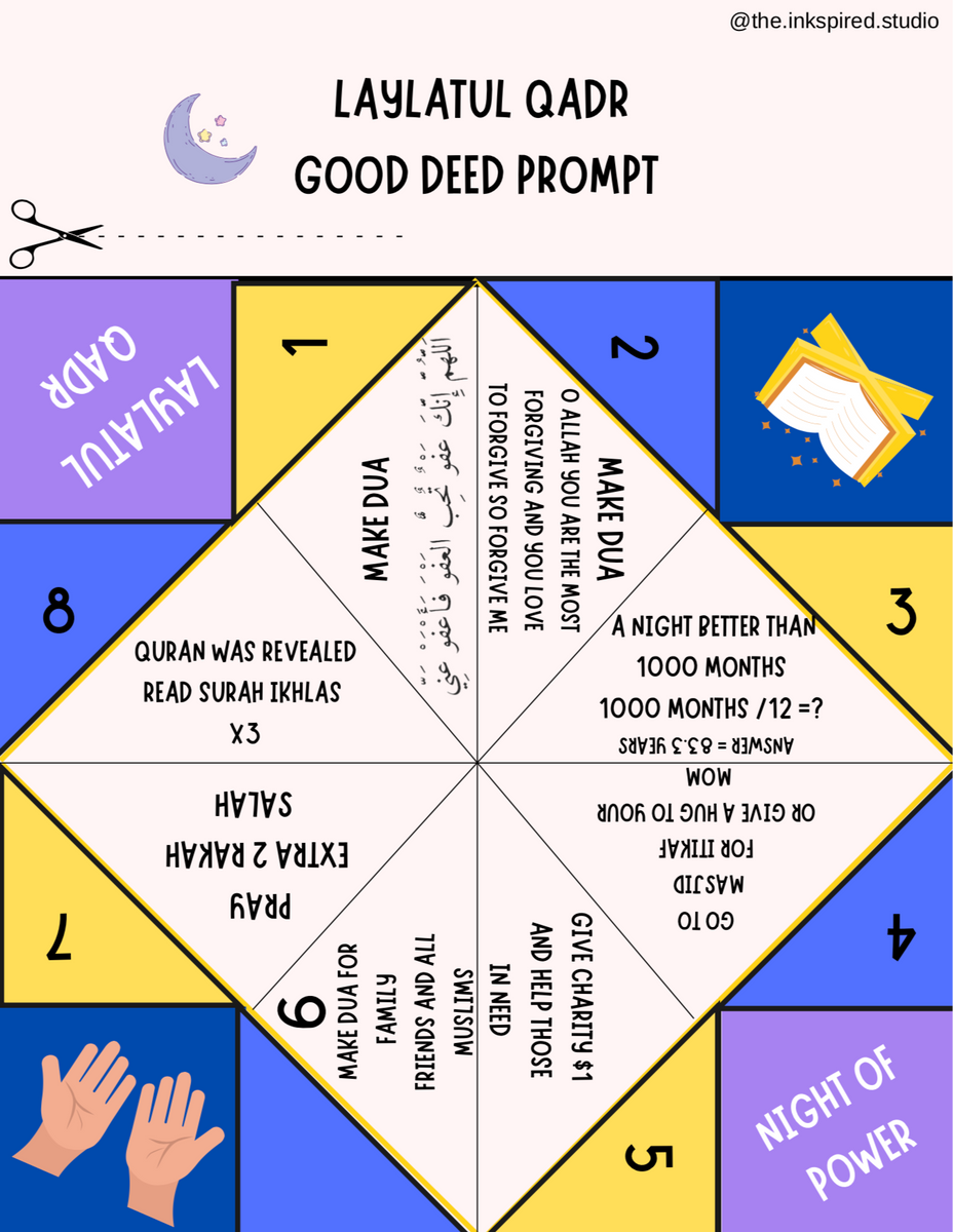 Laylatul Qadr - Good Deed Prompt – Saba + Layl